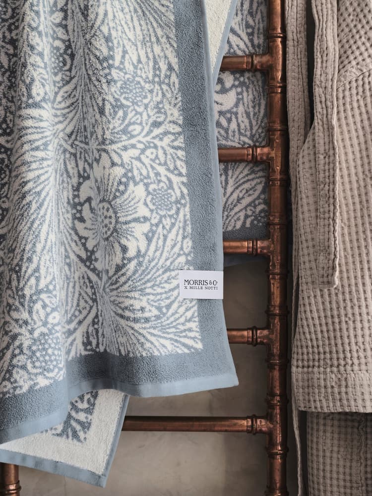 Towel | Marigold Organic - Cotton - Blue | Mille Notti