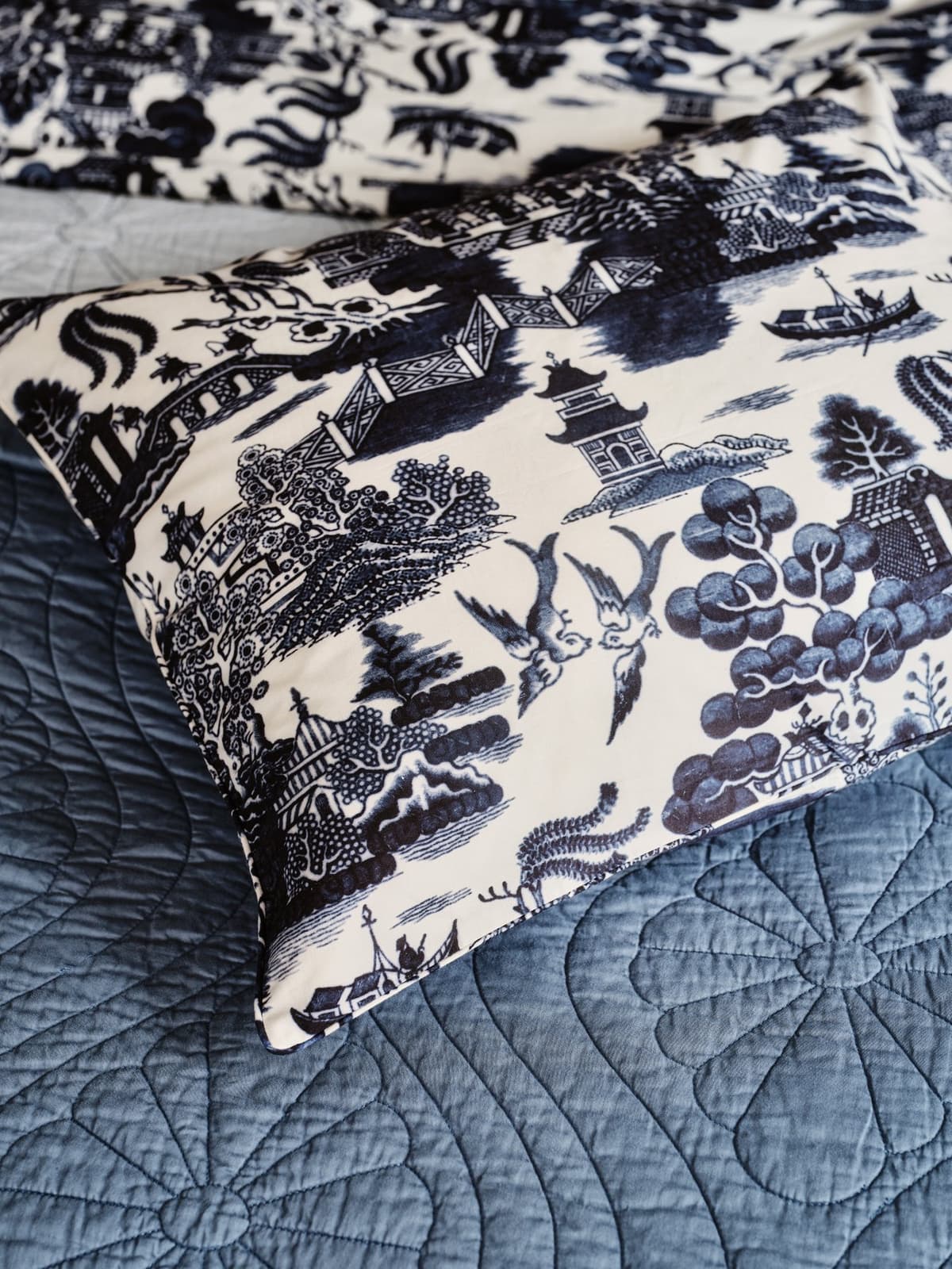 Duvet Cover | Willow - Blue | Beata Heuman x Mille Notti